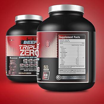 Laperva Beef Triple Zero Hydrolyzed Protein Powder 60servings 4lb(1.81 ...